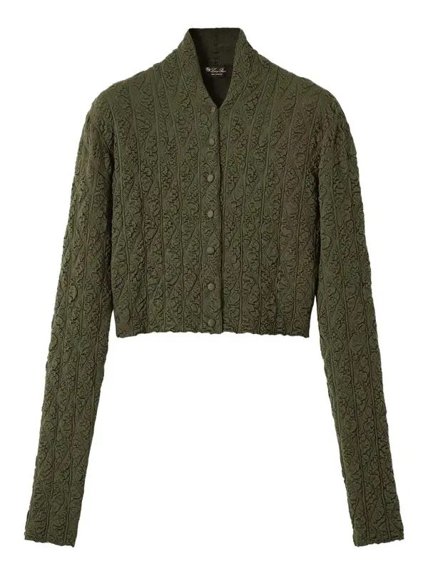 Loro Piana Lavender Cardigan - Garden Tree