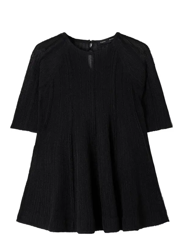 Proenza Schouler Comfortable Knit Top - Black
