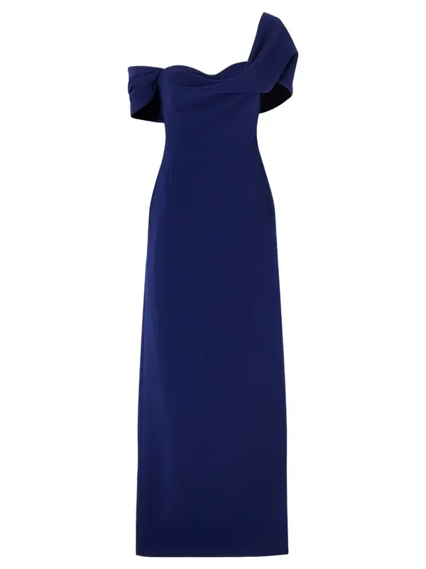Carolina Herrera An Elegant Long Dress - Blue