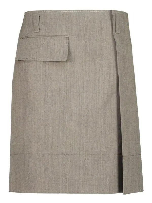 Marni Seam-detailed Midi Skirt - No