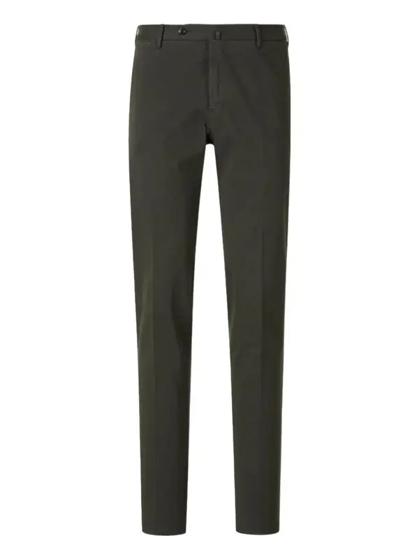 PT TORINO Trousers With Belt Loops - Forest Green