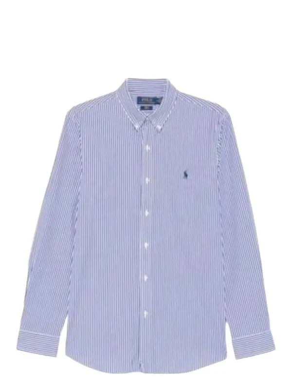Polo Ralph Lauren Vertical-stripe Button-down Shirt - Blue