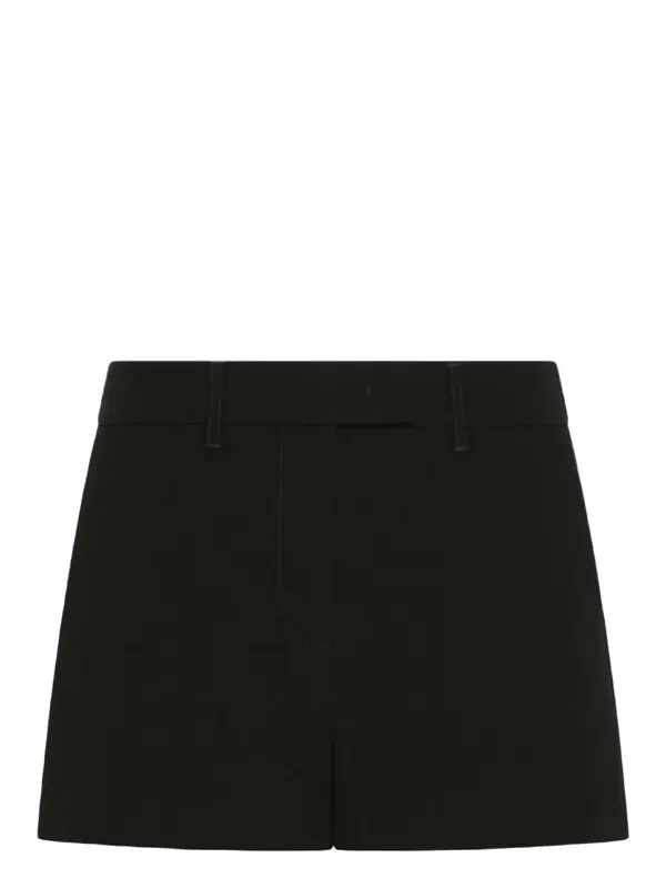 Marella Belt-loop Shorts - Black
