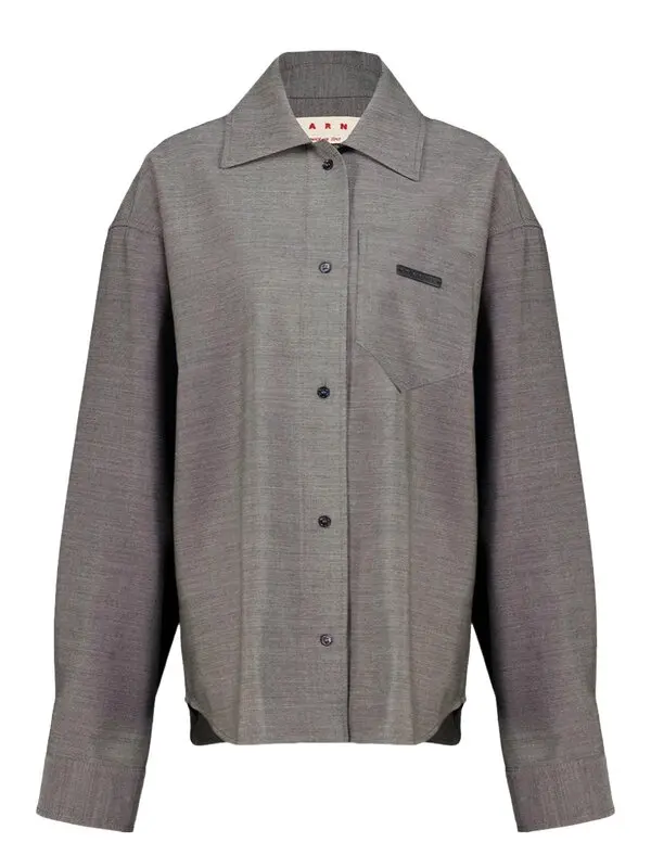 Marni Long-sleeved Shirt - Grey