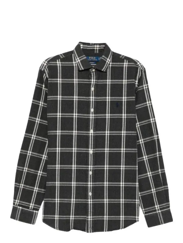 Polo Ralph Lauren Check-pattern Cotton Shirt - Dark Grey