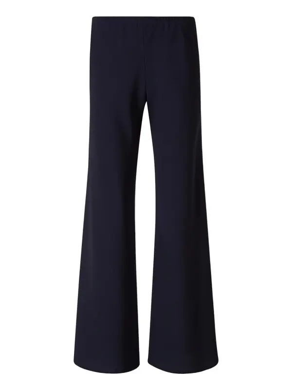 NILI LOTAN Wide-leg Straight-cut Trousers - Midnight Blue