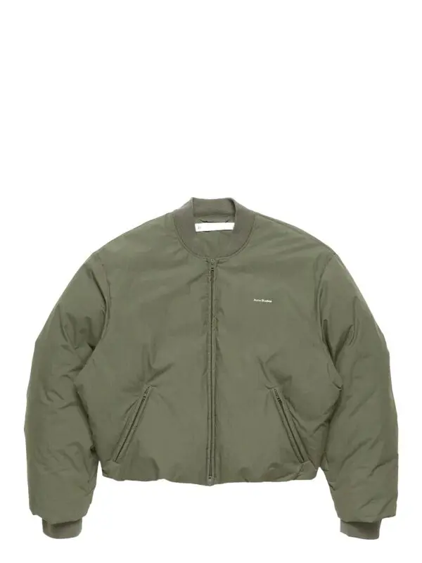 Acne Studios Bomber Down Jacket - Snow Pine Green