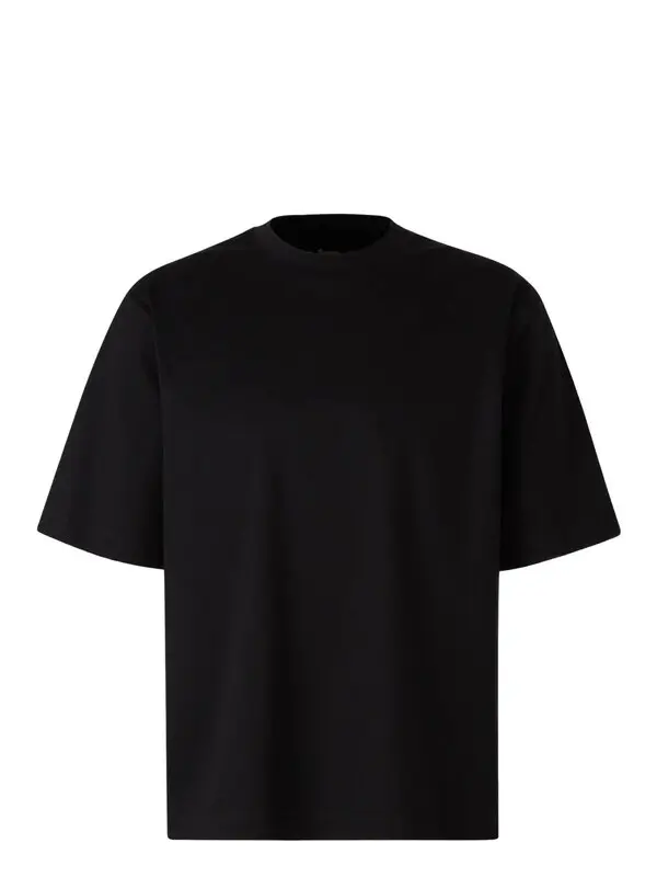 Herno Mercerised Cotton T-shirt - Black