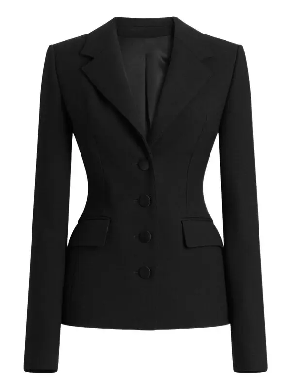 Dolce & Gabbana Double Wool Crêpe Jacket - Black