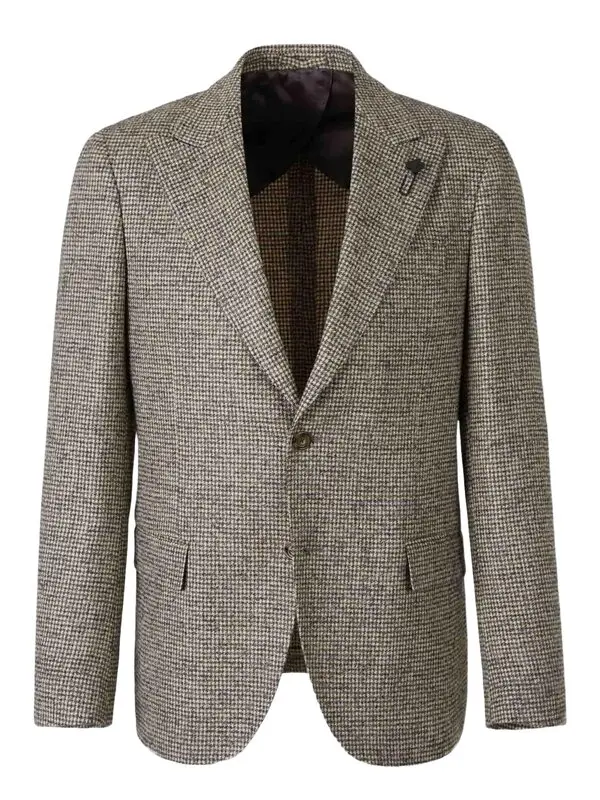 LARDINI Straight-cut Blazer - Multi-color