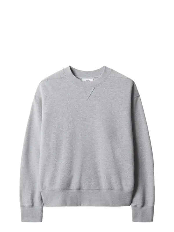 Maison Kitsuné Stitched Ears Cashmere Mix Sweatshirt - Cloud Gray Blend