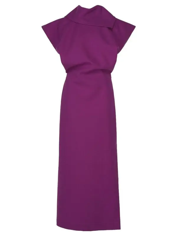 Issey Miyake Calligraph Dress - Purple