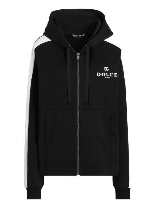 Dolce & Gabbana Cotton Hoodie - Black