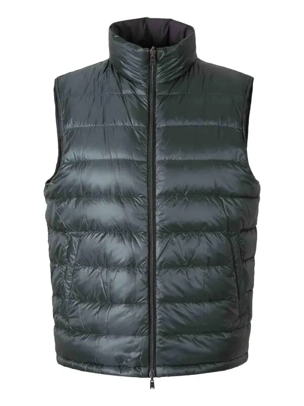 Herno Quilted Reversible Down Jacket - Dark Green