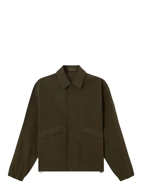 Stone Island Long-sleeved Casual Jacket - Army Green