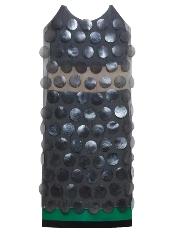 Marni Blue Mother-of-pearl Maxi Sequin Dress - No