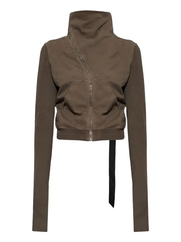 Rick Owens Cotton High-neck Sweatshirt - Multicolor