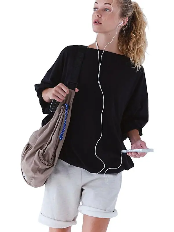 Free People Streamline Tee - Black