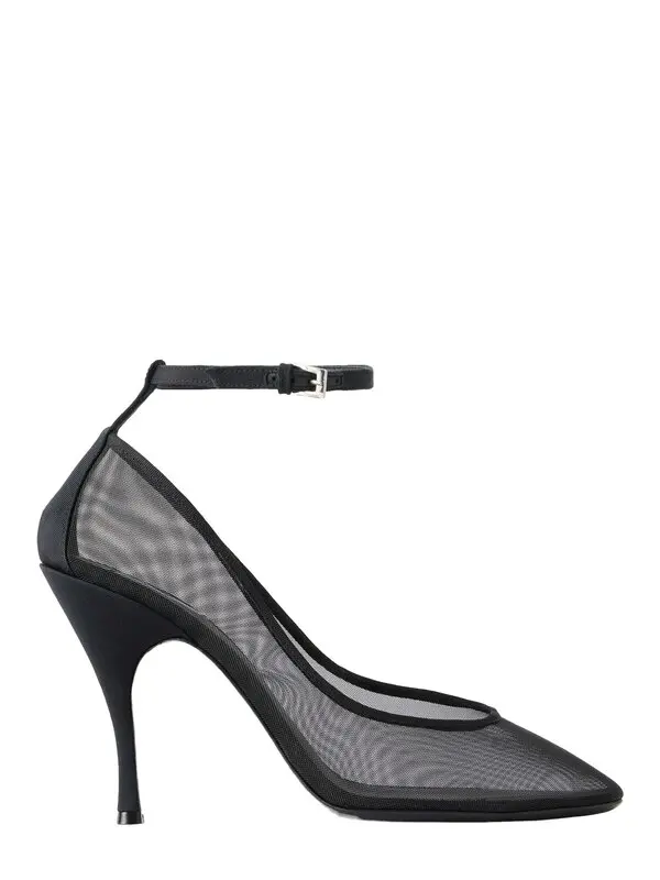 Alaïa 100 Grosgrain-trimmed Tulle Pumps - Black