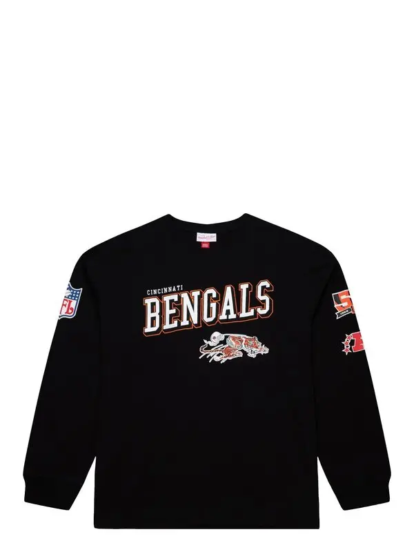 Mitchell & Ness Cincinnati Bengals Big & Tall Training Camp Long Sleeve T-shirt - Black