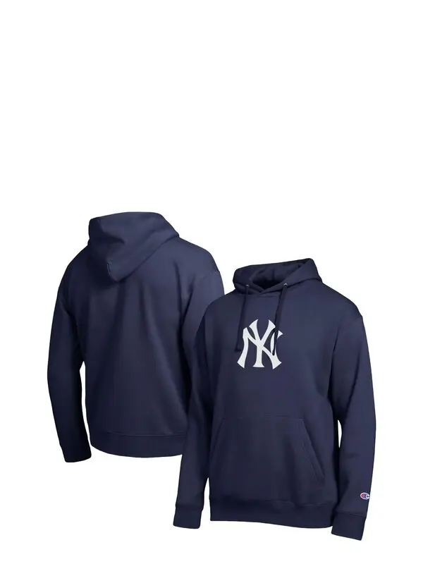Champion New York Yankees All Star Embroidered Logo Hoodie - Navy
