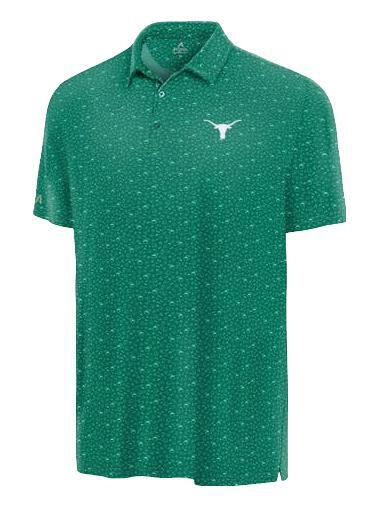 ANTIGUA Texas Longhorns Lucky Run Polo - Green