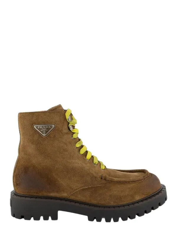 Prada Leather Boots - Multicolor