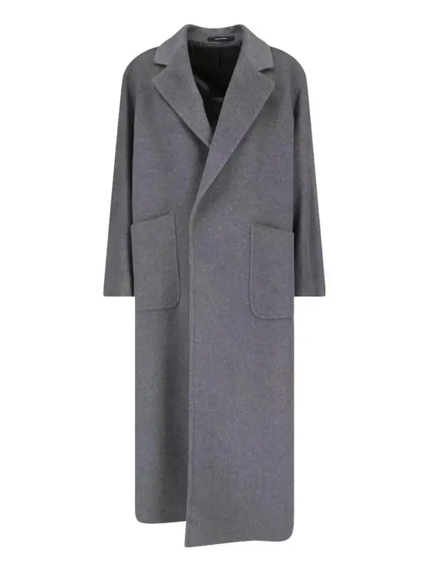Tagliatore Charlize Belted Single-breasted Coat - Grey