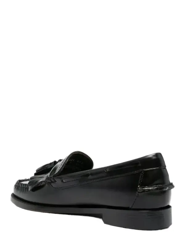 G.H.BASS Esther Kiltie Tassels Loafers - Black