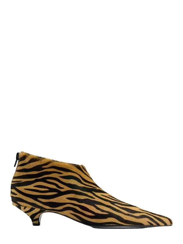 SIMONMILLER Arrow Calf-hair Ankle Boots - Brown