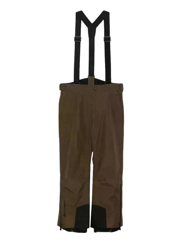 Moncler Logo-print Gore-tex Ski Pants - Green