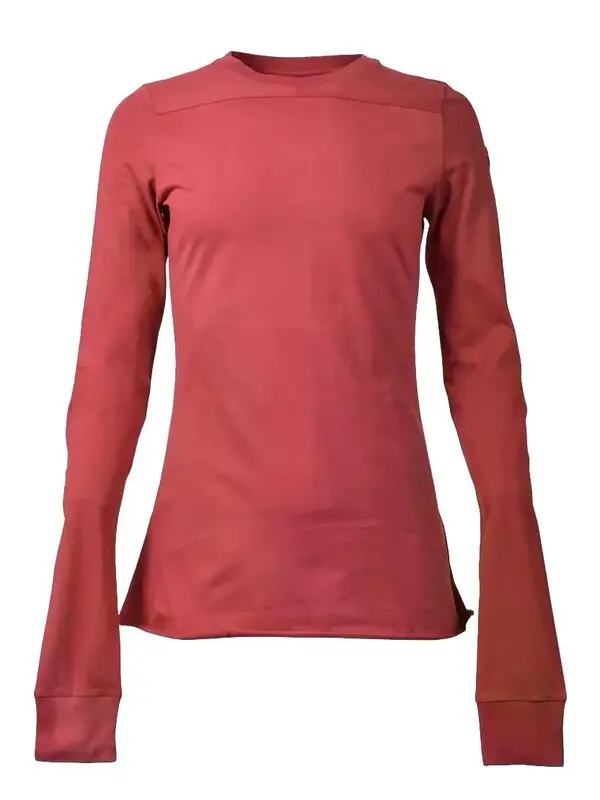 Moncler X Rick Owens Logo-patch T-shirt - Red