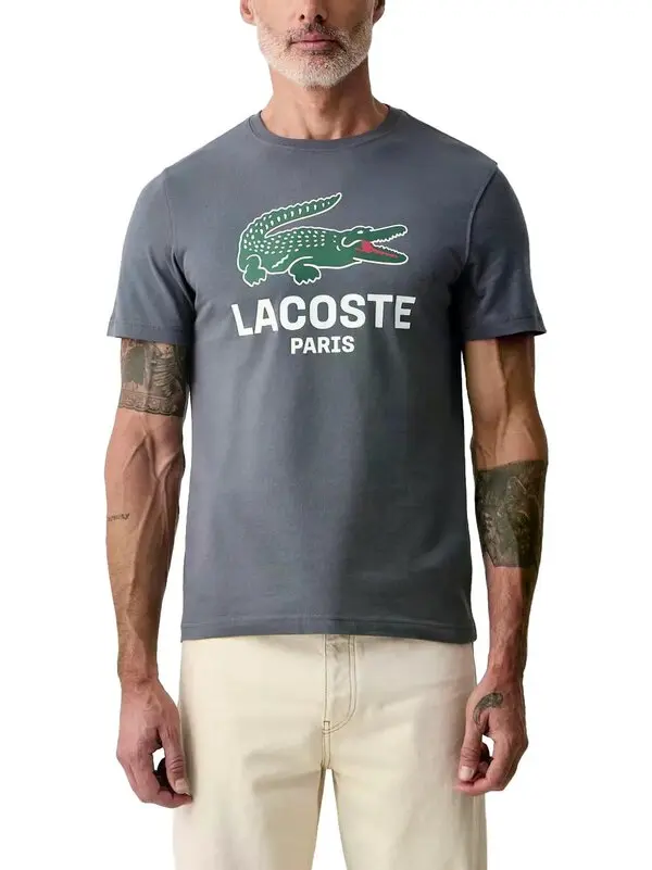 Lacoste Logo-print T-shirt - Grey