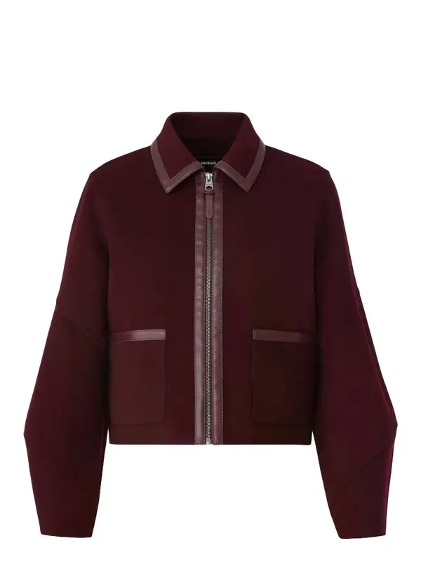 Mackage Solana-z Zip-up Jacket - Red
