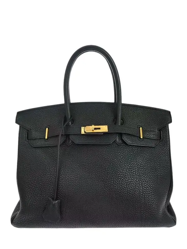 Hermès 2003 35 Birkin Tote Bag - Black