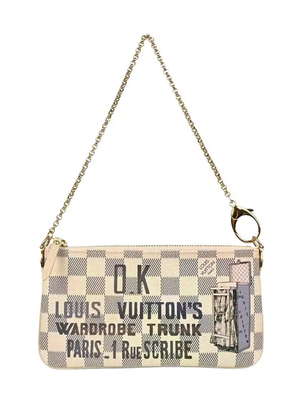 LOUIS VUITTON Medium Milla Damier Azur Shoulder Bag - Neutrals