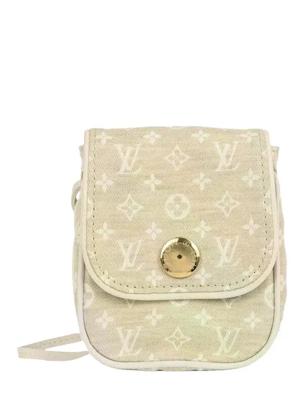 LOUIS VUITTON Mini Lin Pochette Cancun Monogram Shoulder Bag - Neutrals