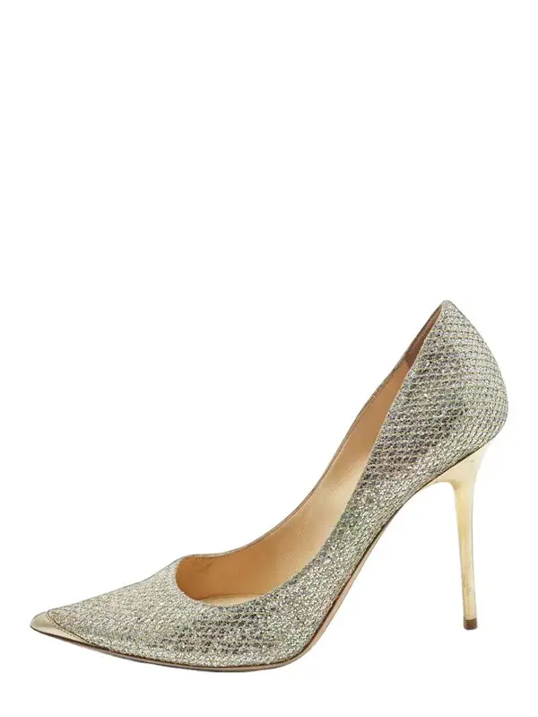 JIMMY CHOO Abel Pointed-toe Pumps - Silver