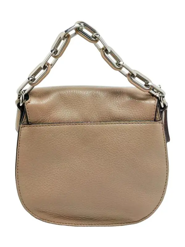 Karl Lagerfeld Grained-leather Zip-around Mini Crossbody Bag - Neutrals