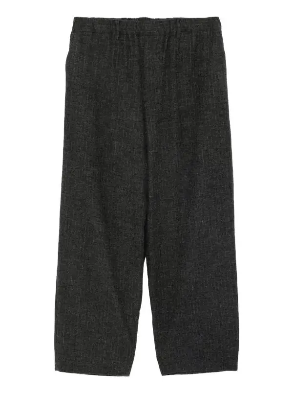 CALMLENCE Pinstripe-pattern Trousers - Grey