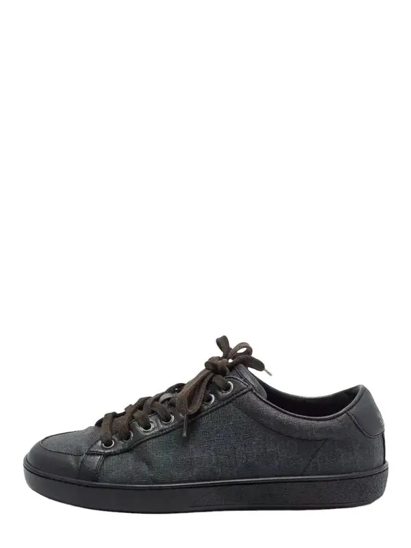 Gucci Brooklyn Gg Supreme Lace-up Sneakers - Black