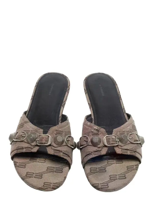 Balenciaga Neo Cagole Sandals - Brown