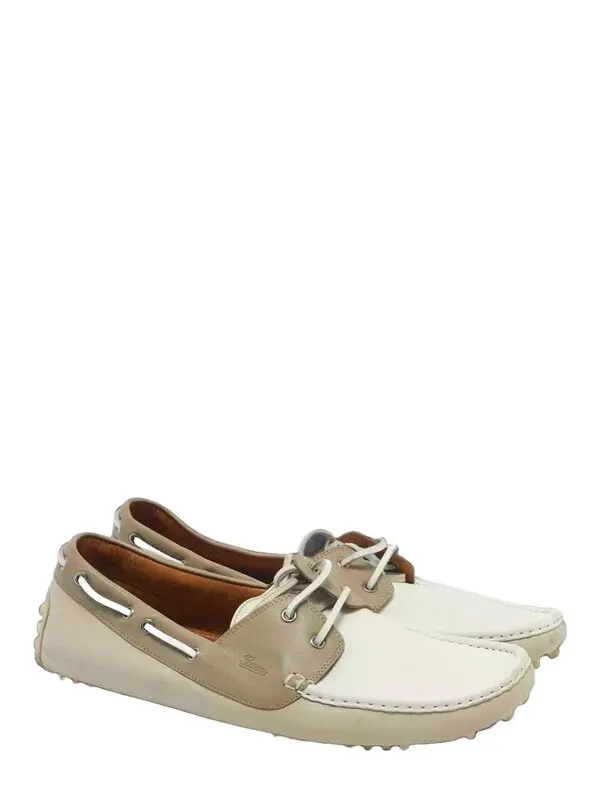 Gucci Boat Lacing Moccasin Loafers - Neutrals