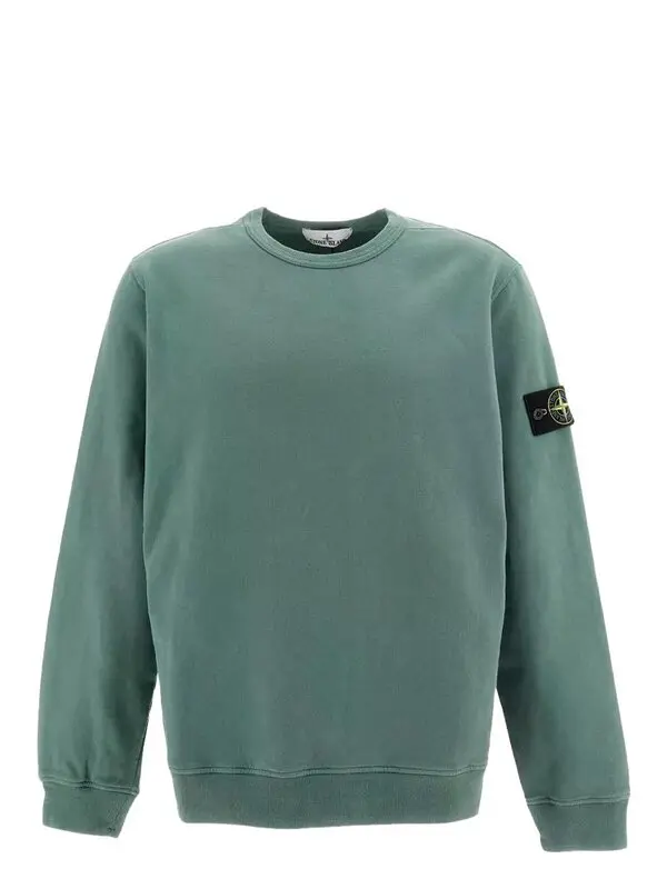 Stone Island Logo-patch Sweater - Green