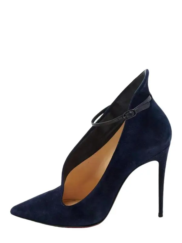 CHRISTIAN LOUBOUTIN Vampdoly Ankle-strap Heeled Pumps - Blue
