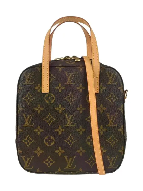 LOUIS VUITTON Monogram Spontini Patterned Shoulder Bag - Brown