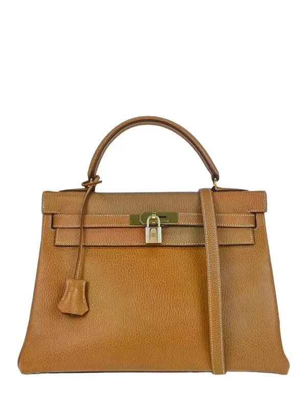 Hermès 1994 32 Kelly Retourne Tote Bag - Brown