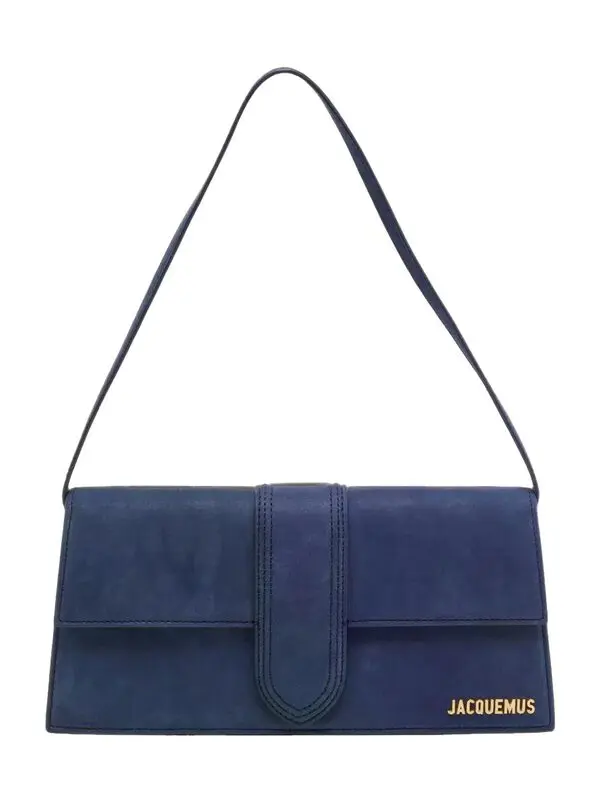 Jacquemus Le Bambino Long Suede Shoulder Bag - Blue