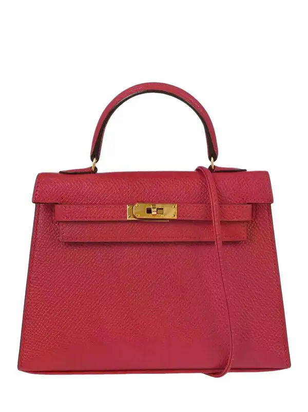 Hermès 2004 Mini 15 Kelly Handbag - Red