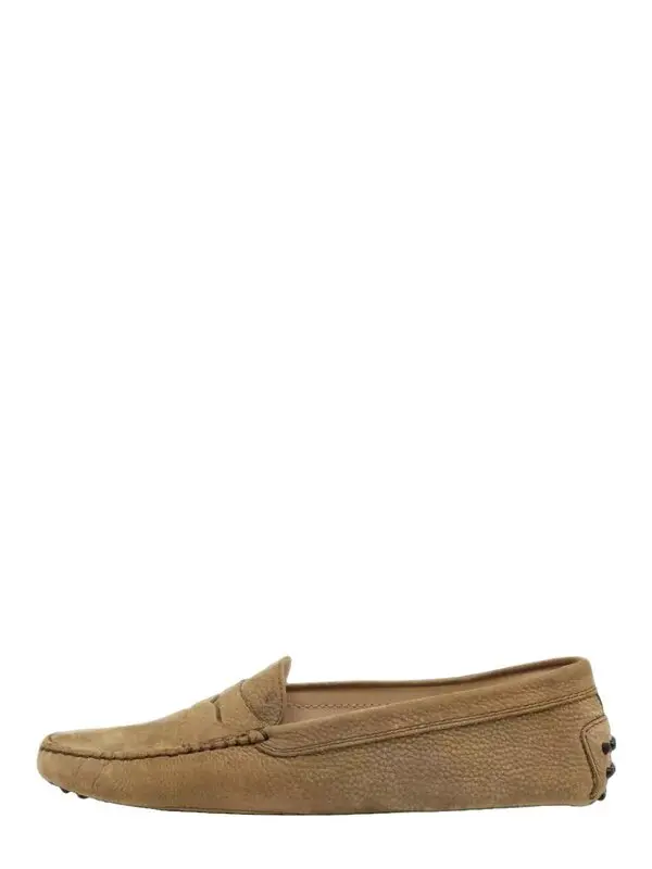 TOD'S Gommino Leather Loafers - Neutrals